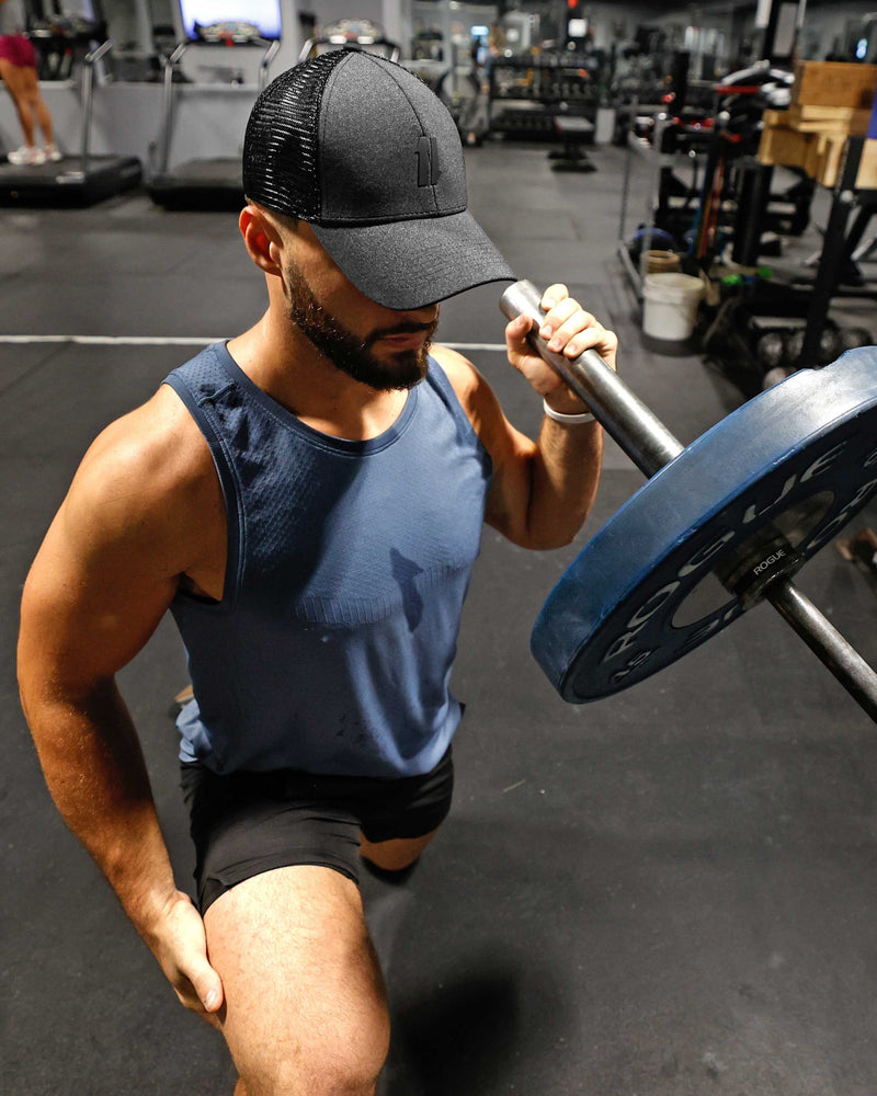 Mens Performance Trucker Hat - The Max Out - Workout Hat, Gym Hat ...