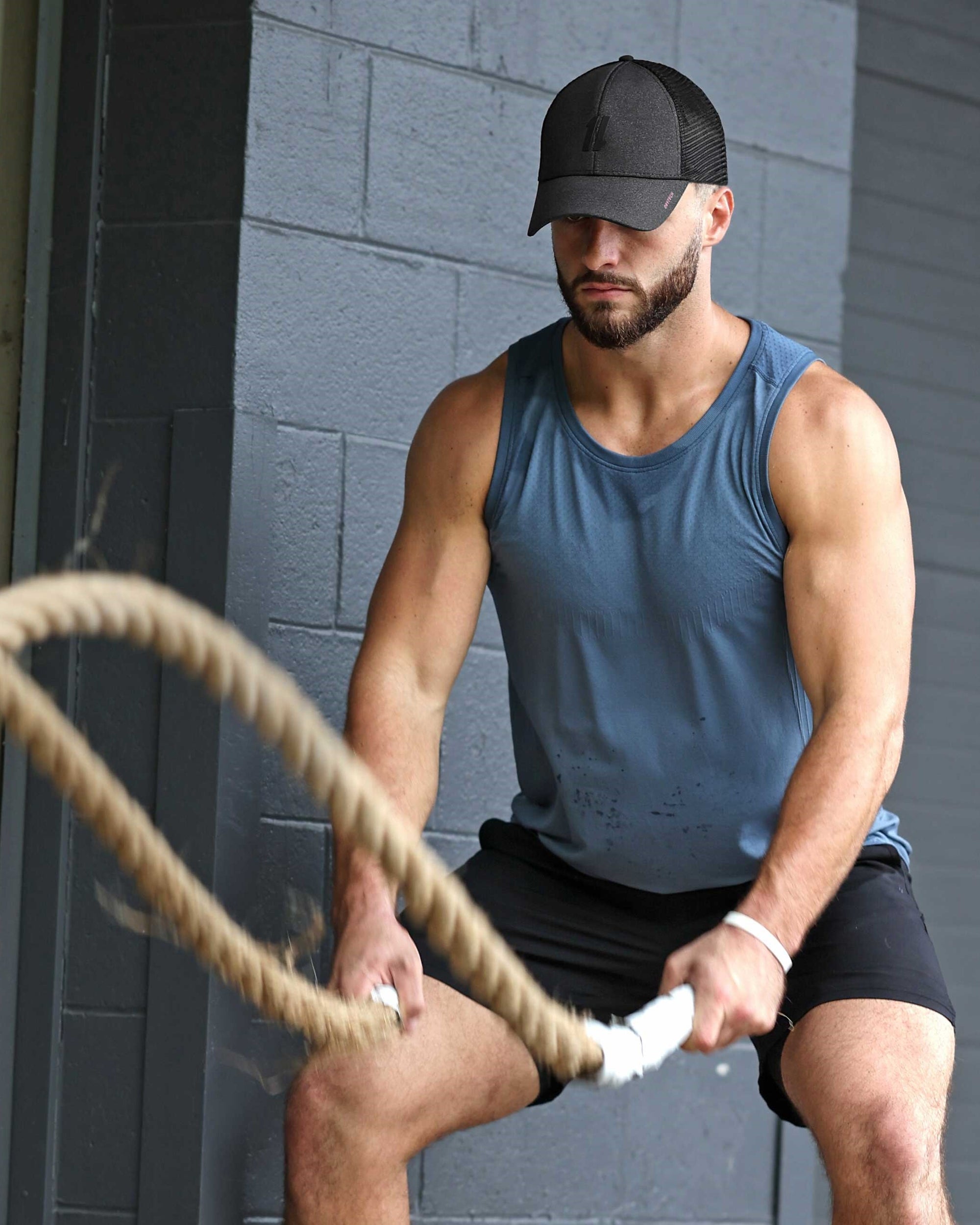 Mens Performance Trucker Hat - The Max Out - Workout Hat, Gym Hat ...