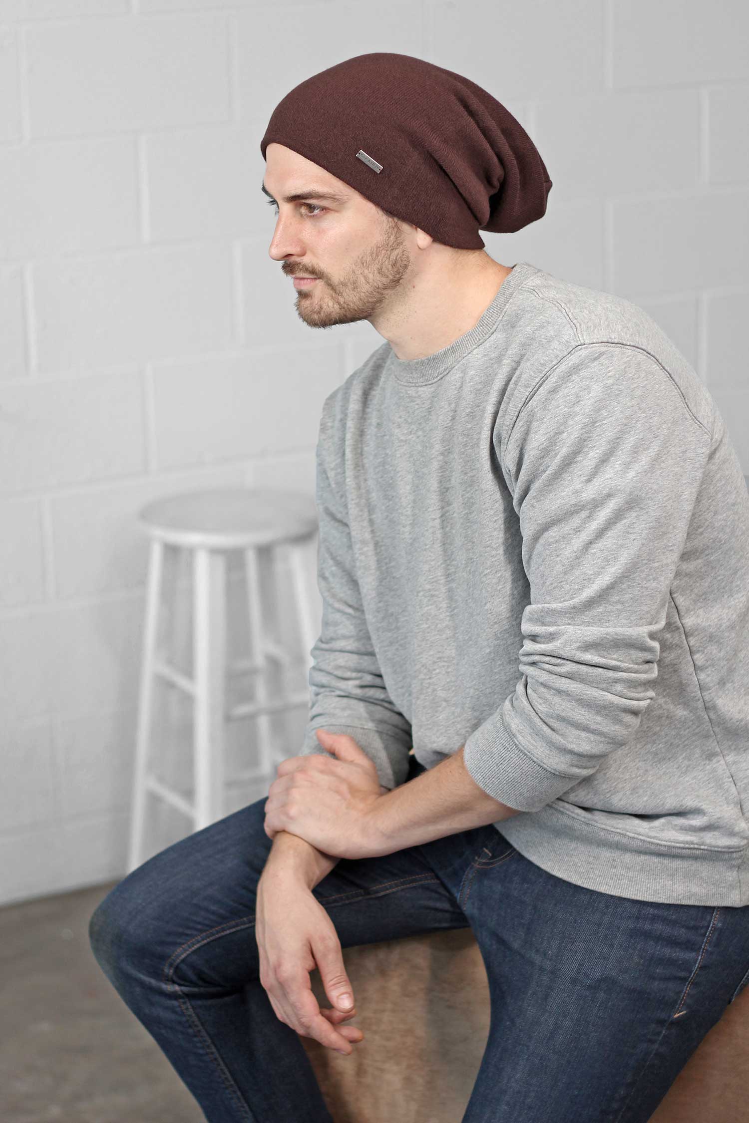 Mens Oversized Beanie - The Mason XL Beanie - Beanie for Big Heads ...